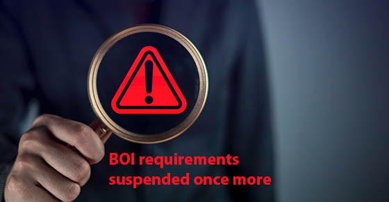 Another court ruling on BOI reporting: Requirements are halted again